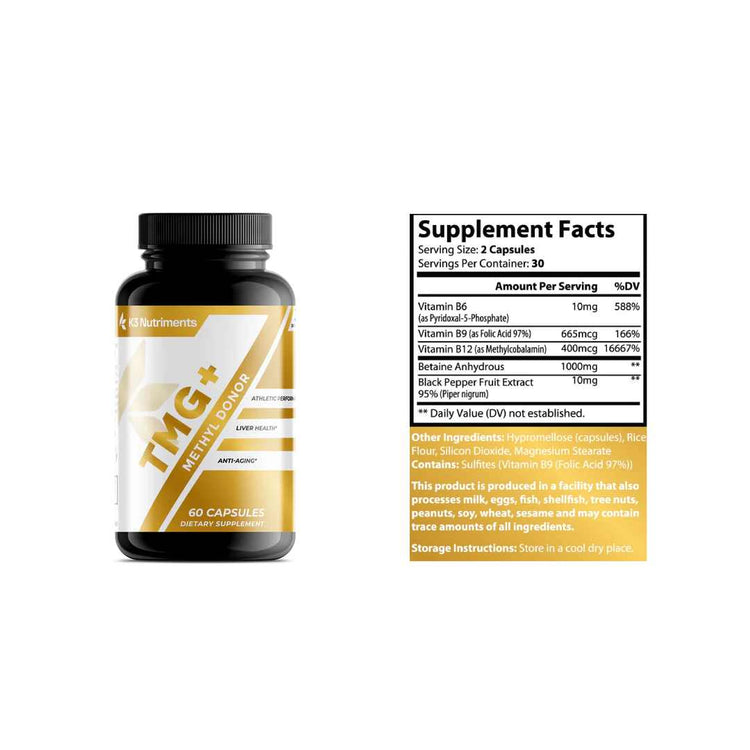 TMG Supplements Guide: Benefits, Effects, Dosage & Usage Tips – K3 ...